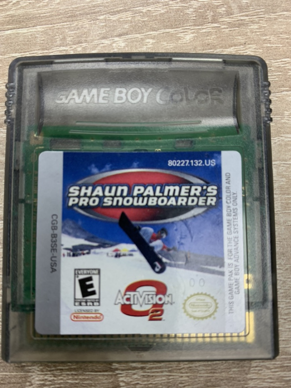 Купить оригинальную игру Shaun Palmer's Pro Snowboarder для Game Boy ...